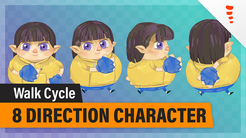 Spine 8 Direction Character, Part 3 – Walk Cycle | Spine Tutorial | NotSlot